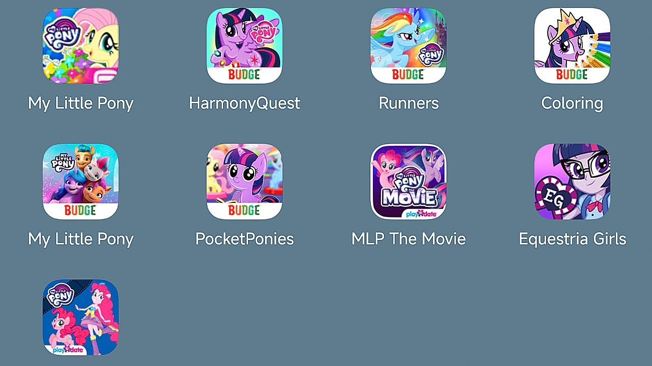 My Little Pony Magic Princess/Harmony Quest/Rainbow Runners/Color by ...