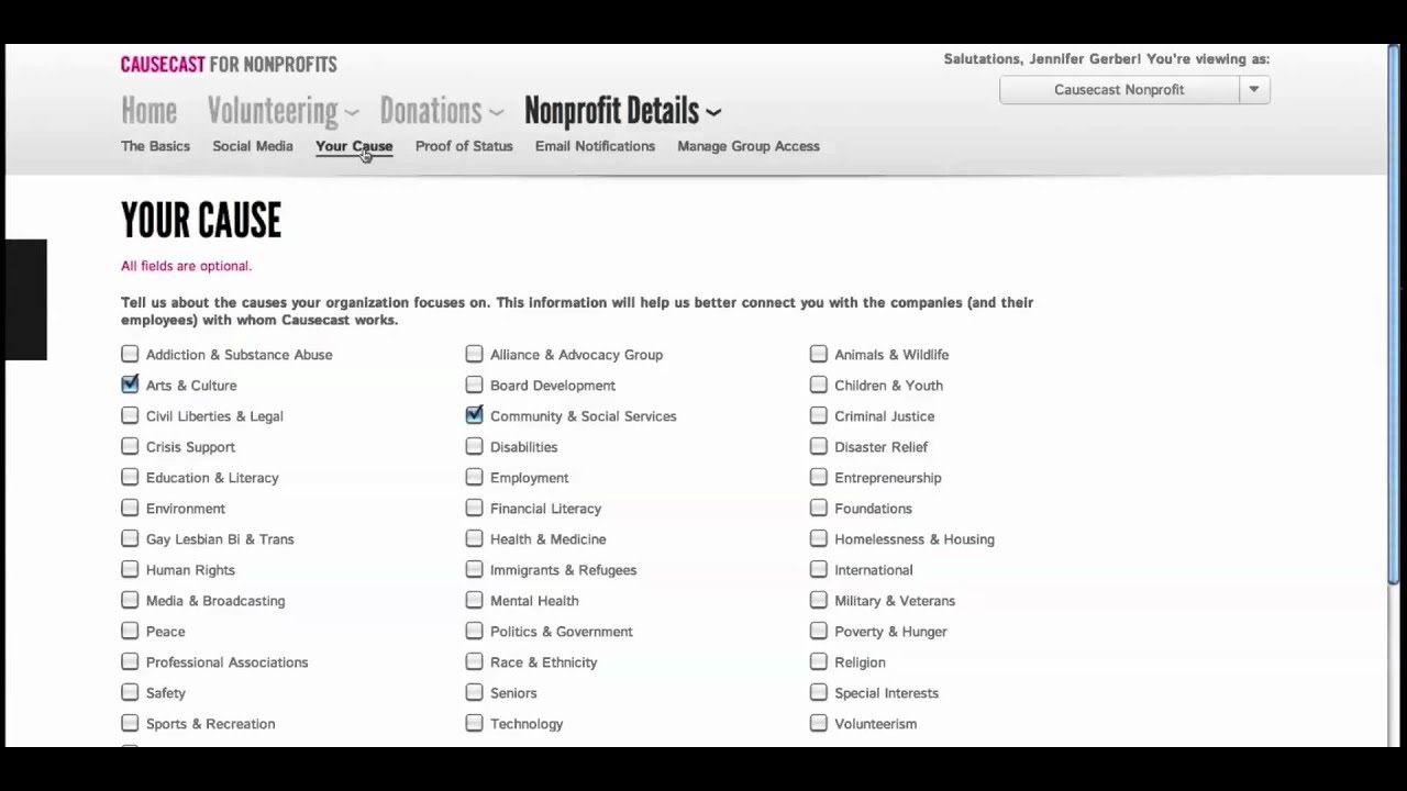Causecast for Nonprofits: Basics - YouTube