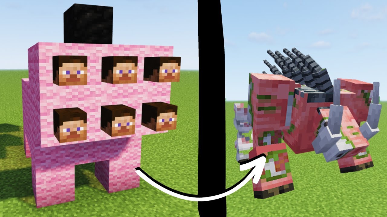 How to create MUTANT ZOGLIN in Minecraft - YouTube