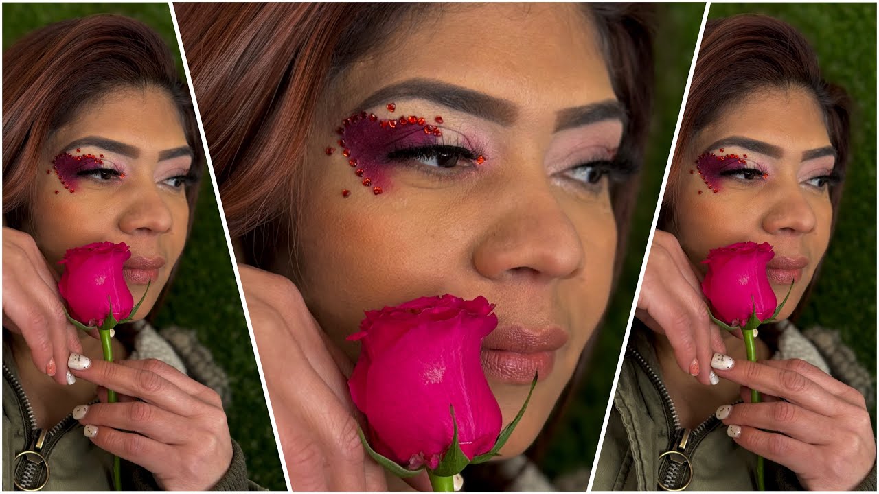 Maquillaje artístico de Corazón (Heart 💋 )súper fácil de hacer paso a ...