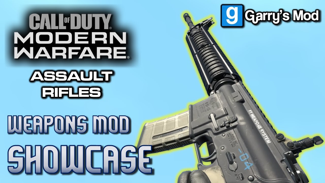 Modern Warfare 2019 Assault Rifles SWEPs - Garry's Mod Weapons Mod ...