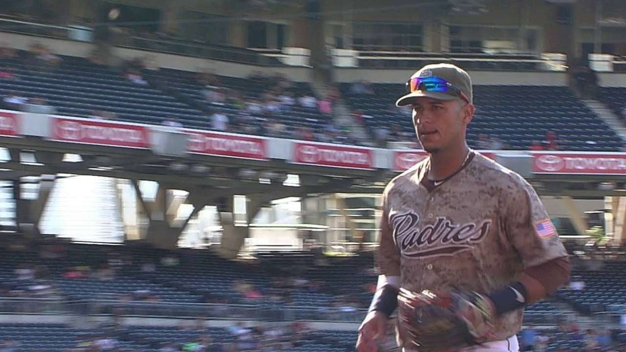 CHC@SD: Cedeno starts a fine double play to end 12th - YouTube