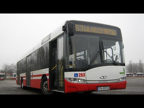 MZK Konin - Solaris Urbino 12 III #293 | linia 54 - YouTube