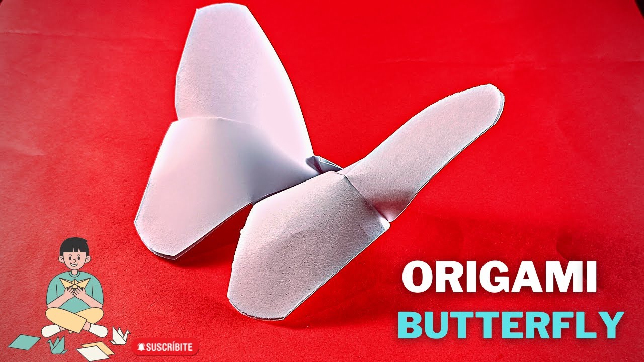 How To Make Origami Paper Butterfly Easy Craft Diy Crafts Youtube