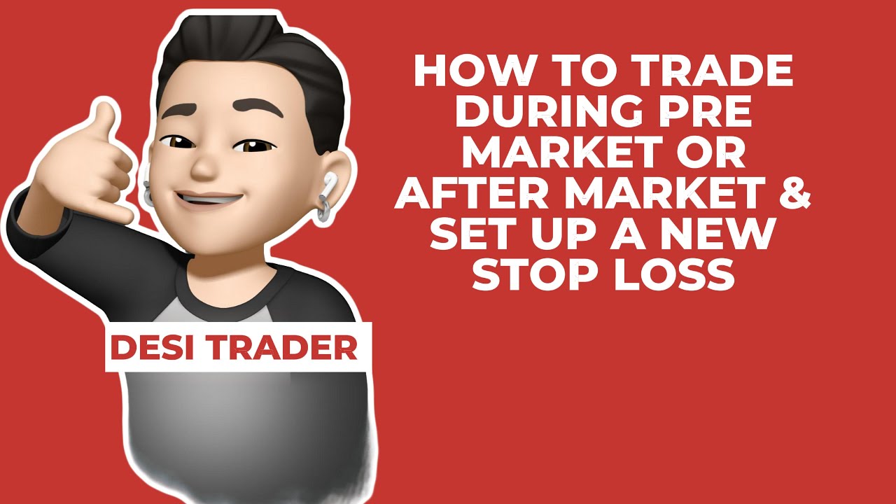 How to trade after market (IBKR) and set up or recreate SL - YouTube