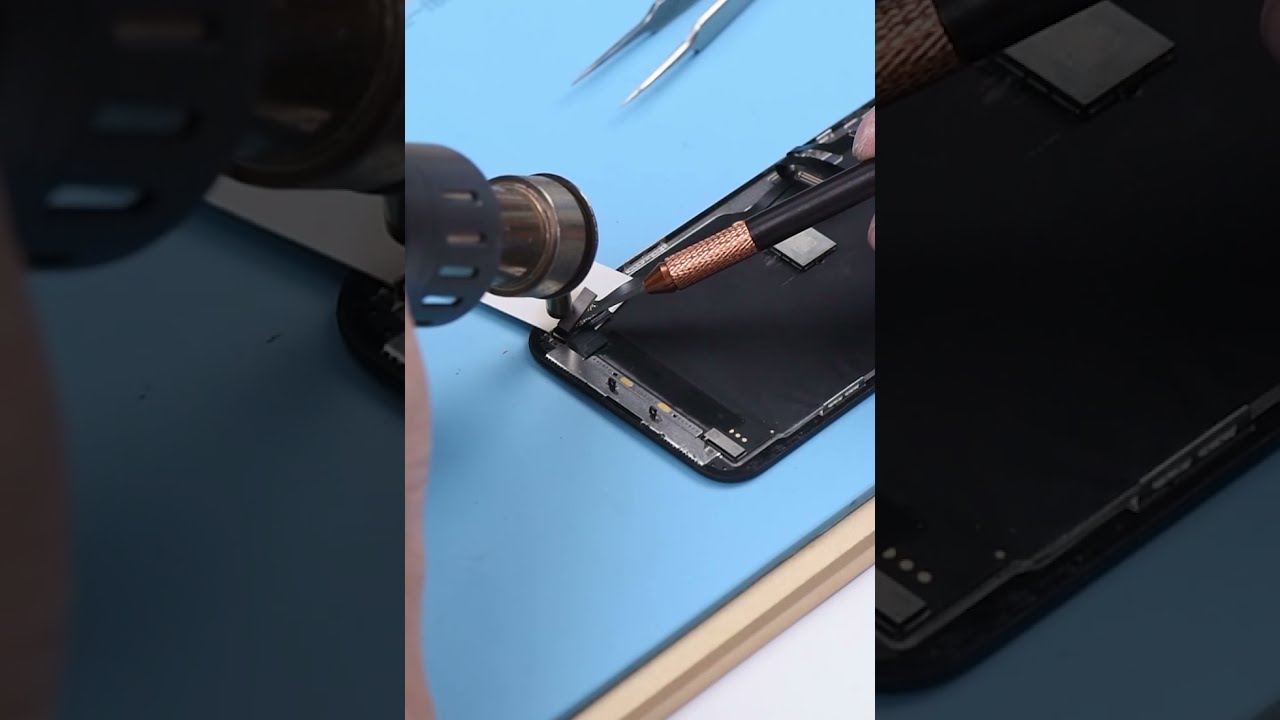 Polish and Replace iPhone 11 Pro Screen IC #Shorts - YouTube