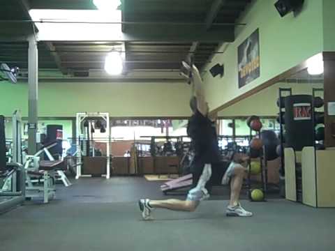 Military Walking Lunge - YouTube