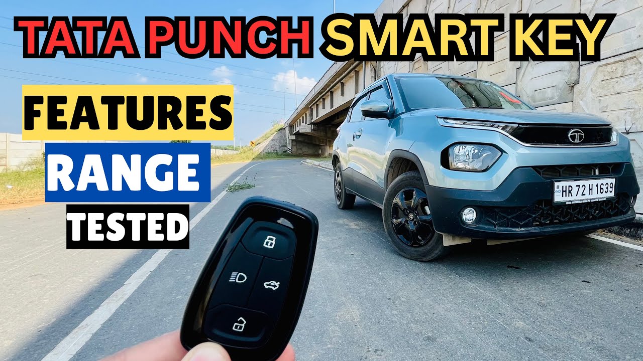 TATA Punch Smart Key Features Deeply Explained| Tata Punch Remote Key ...