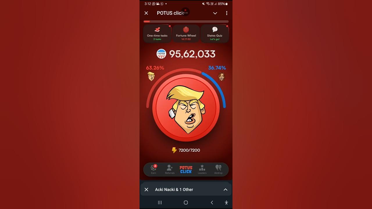 4th December potusclick daily quiz #crypto #cryptocurrencyairdrop #potusclick - YouTube