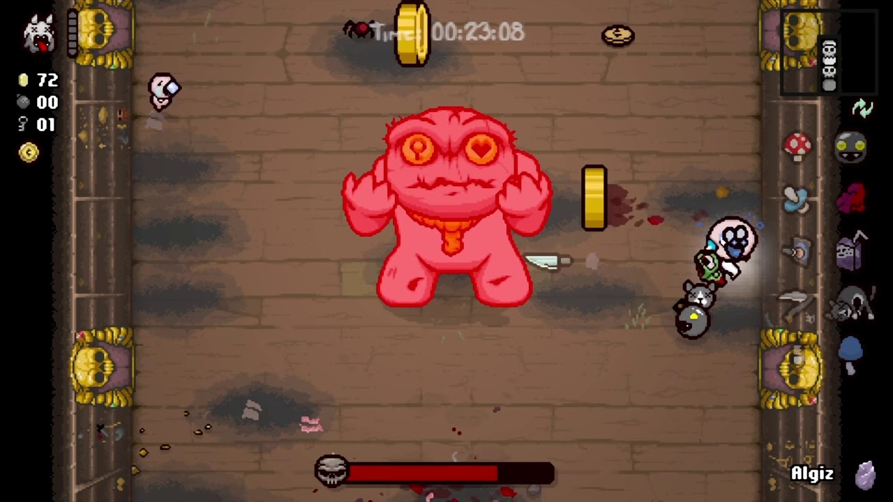 Ultra greed VS the lost|mom's knife+dead cat|Tboi afterbirth - YouTube