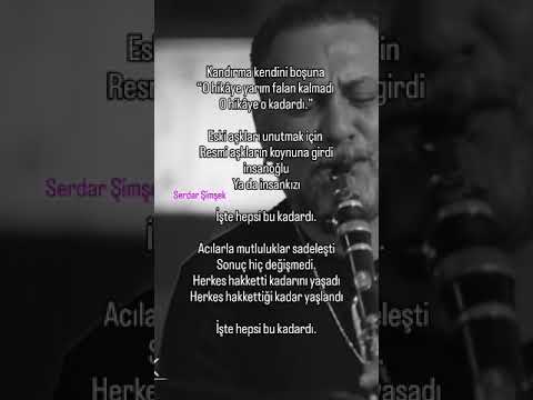 Serdar Şimşek - İşte hepsi bu kadar!