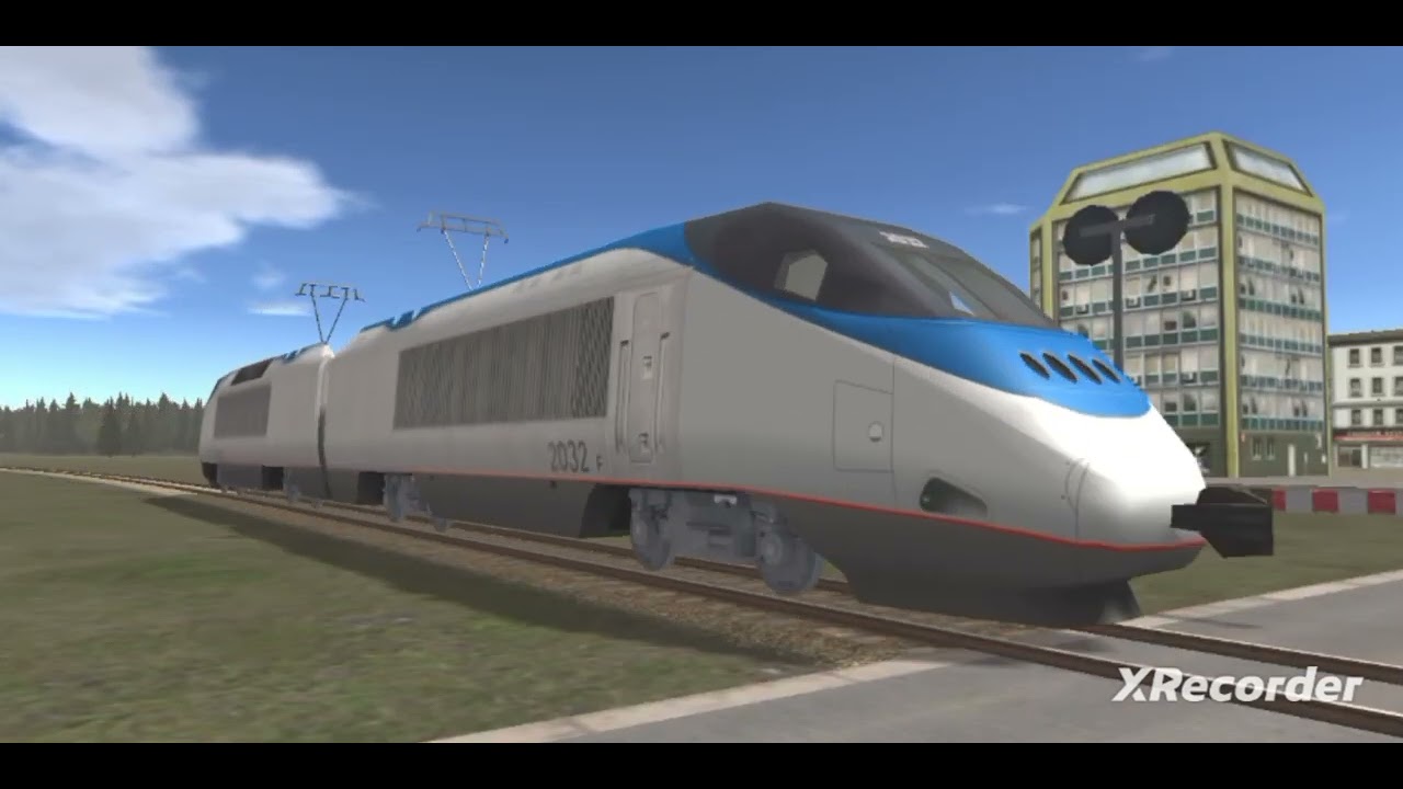 the train is full speed running - YouTube