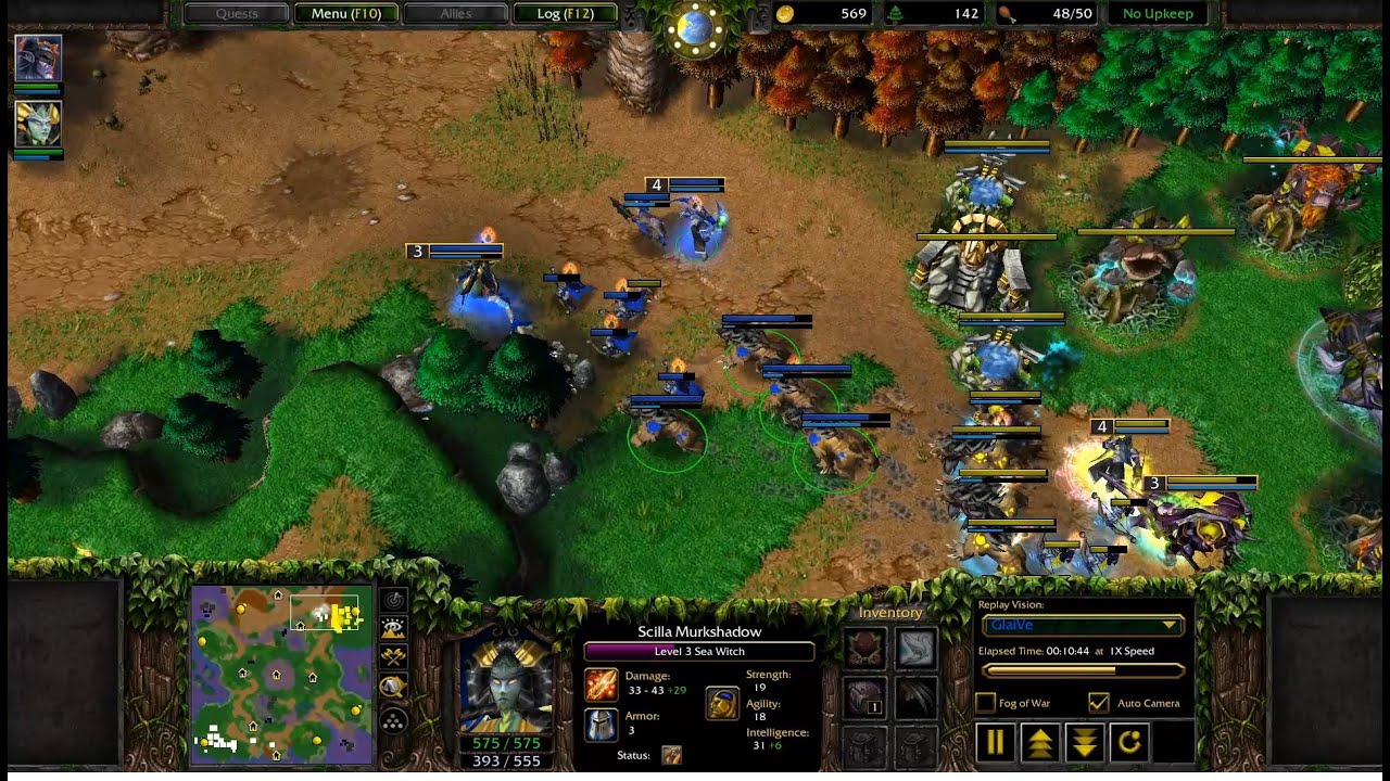 Warcraft III League 2022 Sep6 Glaivewc3(N) v Link(N) MAPS- Last Refuge ...