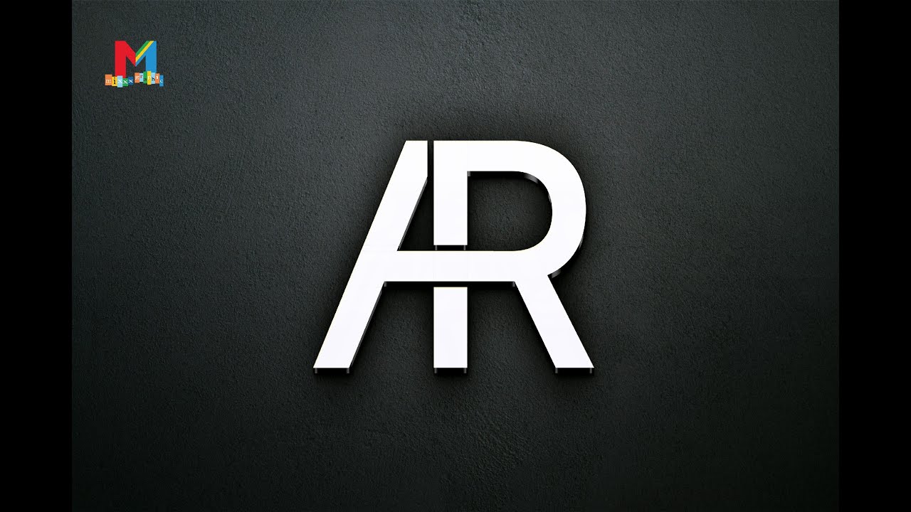 Make Typography Logo AR in adobe illustrator - YouTube