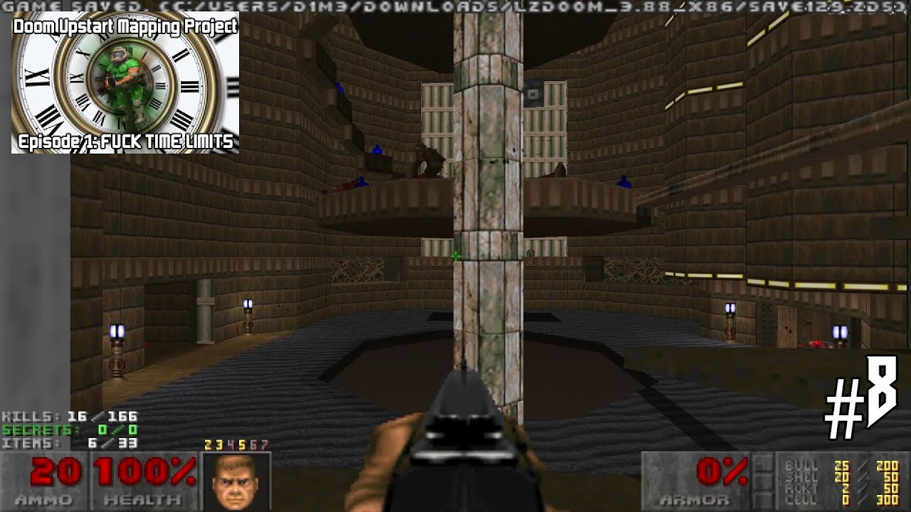 Doom with Doom Upstart Mapping Project 1.Map 01 + Map 09 - YouTube