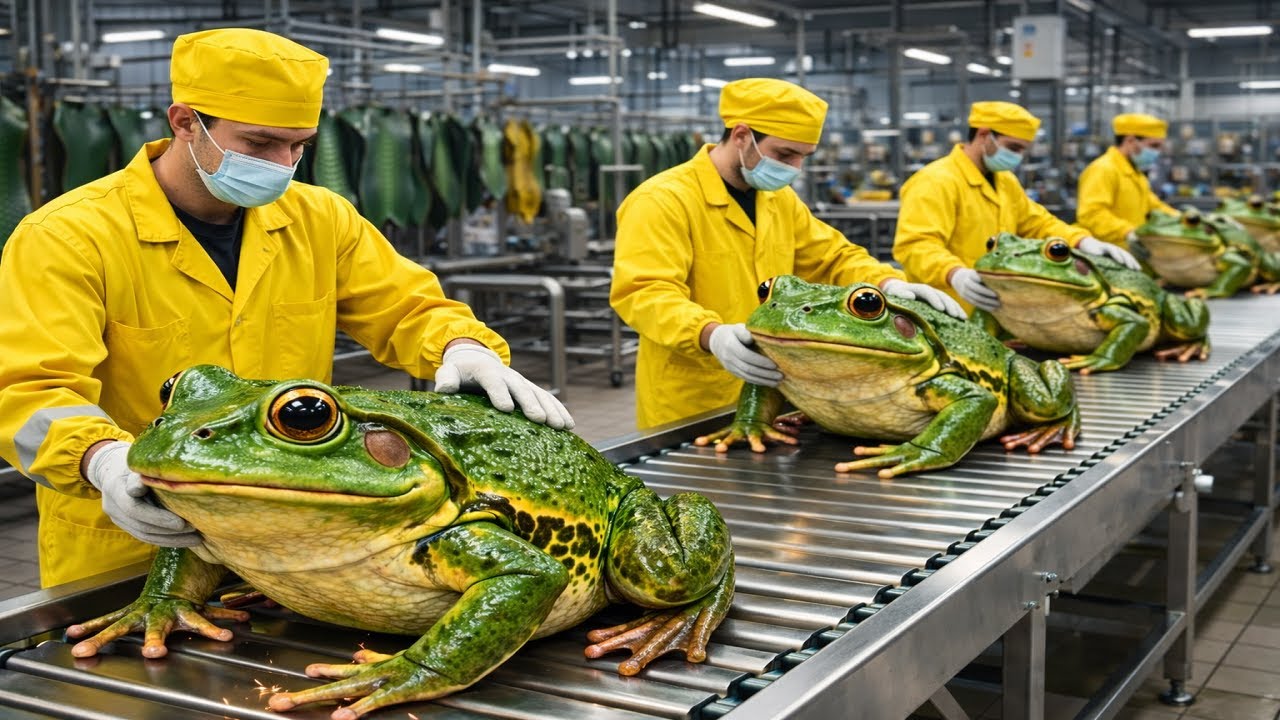 Inside a Frog Leather Factory 🐸 How Exotic Skins Become Luxury Items ...
