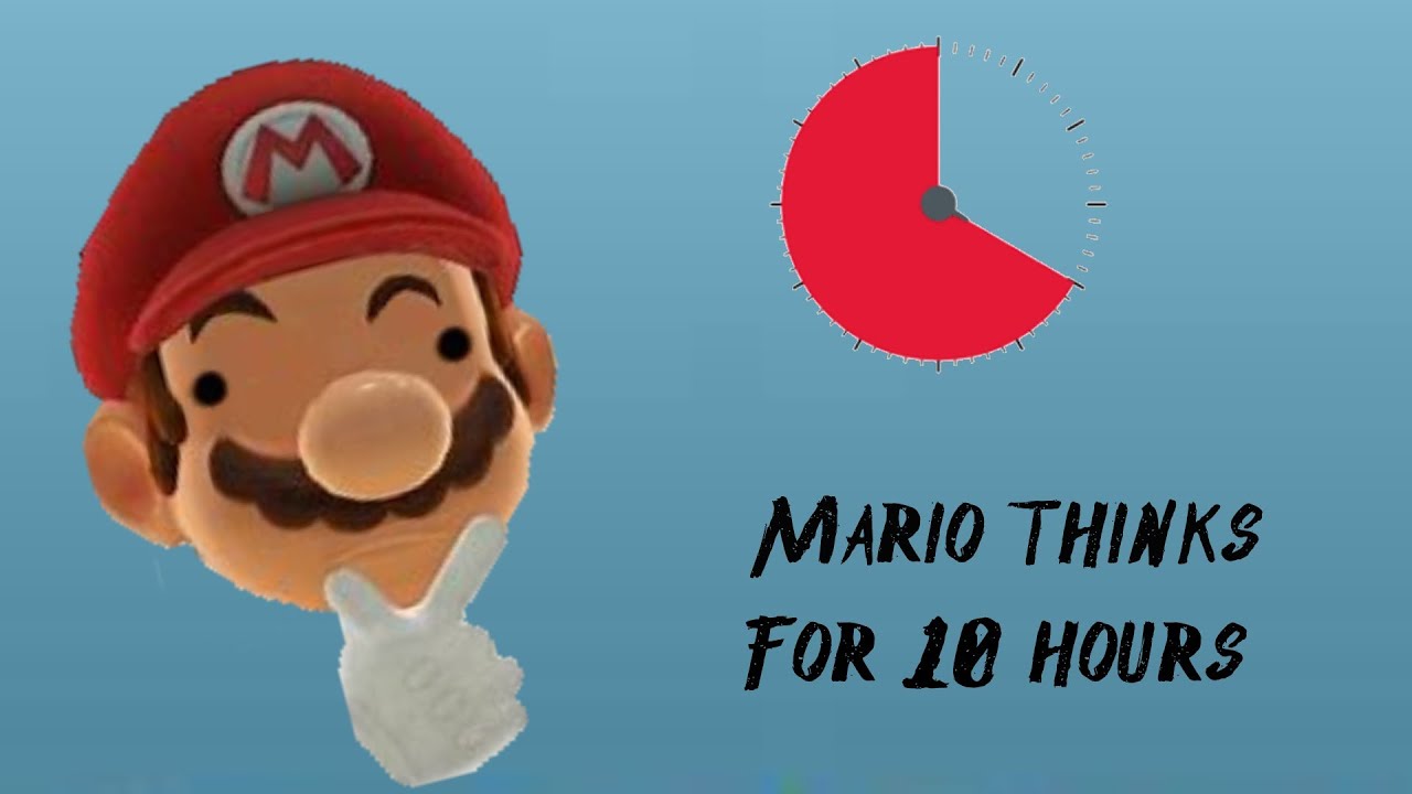 Mario thinks for 10 hours - YouTube