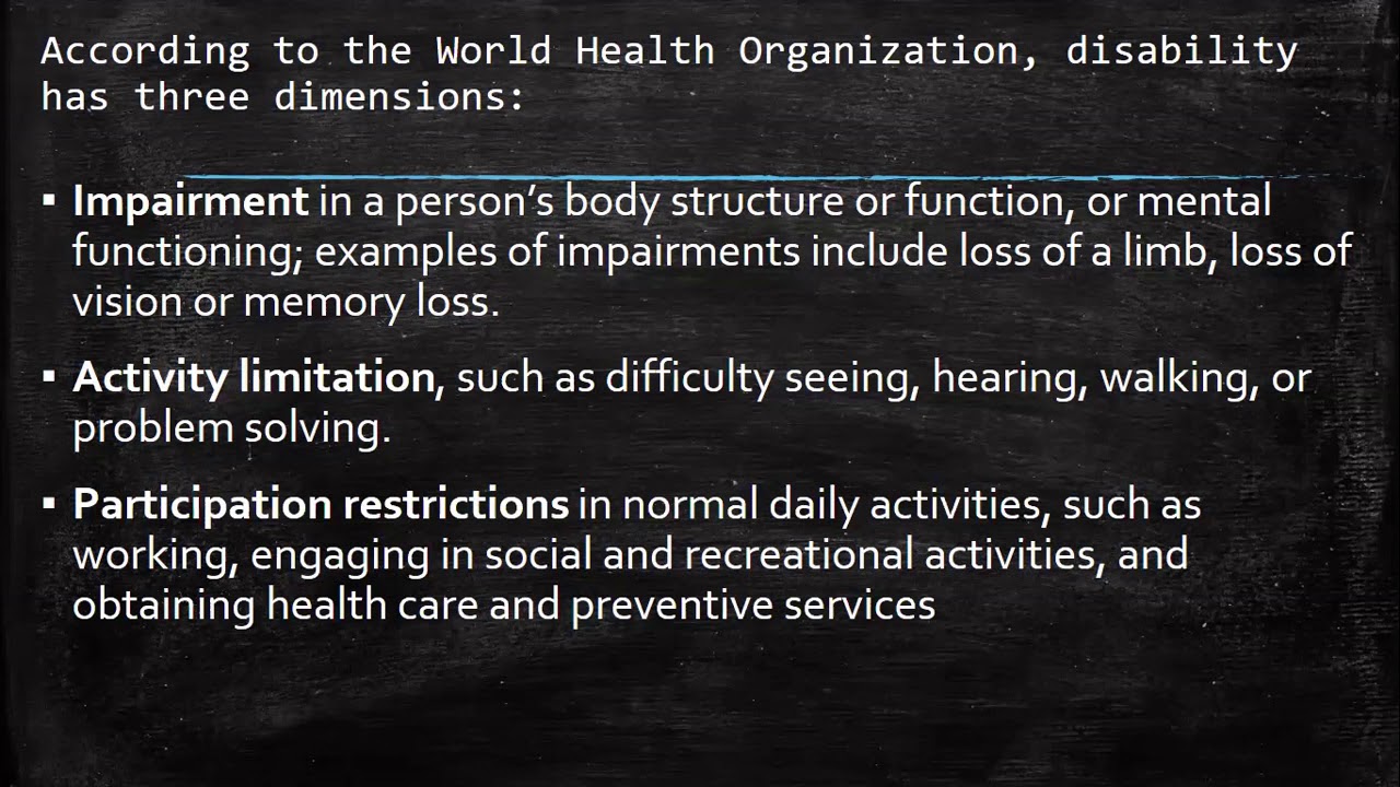 CWSN- CBSE Physical Education| Disability v/s Disorder class XI - YouTube