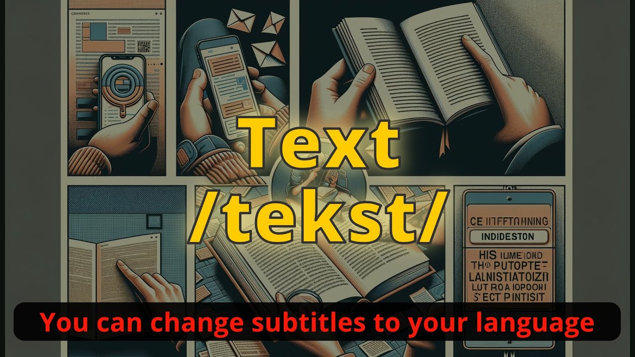 Text meaning with 5 examples - YouTube