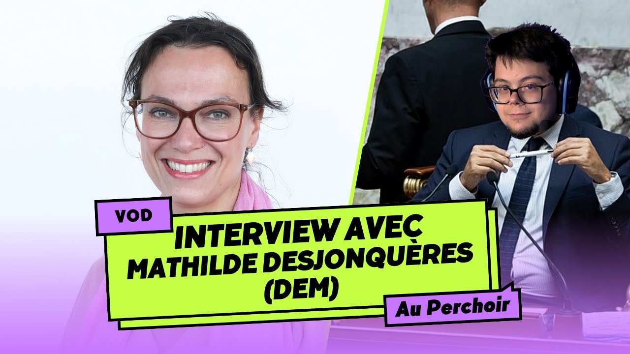 Interview : La députée Modem Mathilde Desjonquères nous parle de la niche Démocrate - YouTube