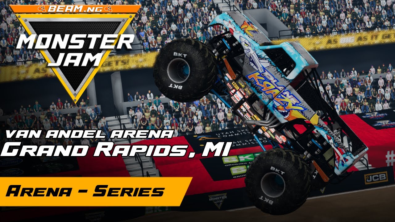 Beam Monster Jam Grand Rapids, MI Full Show (Realistic W/ Commentary ...