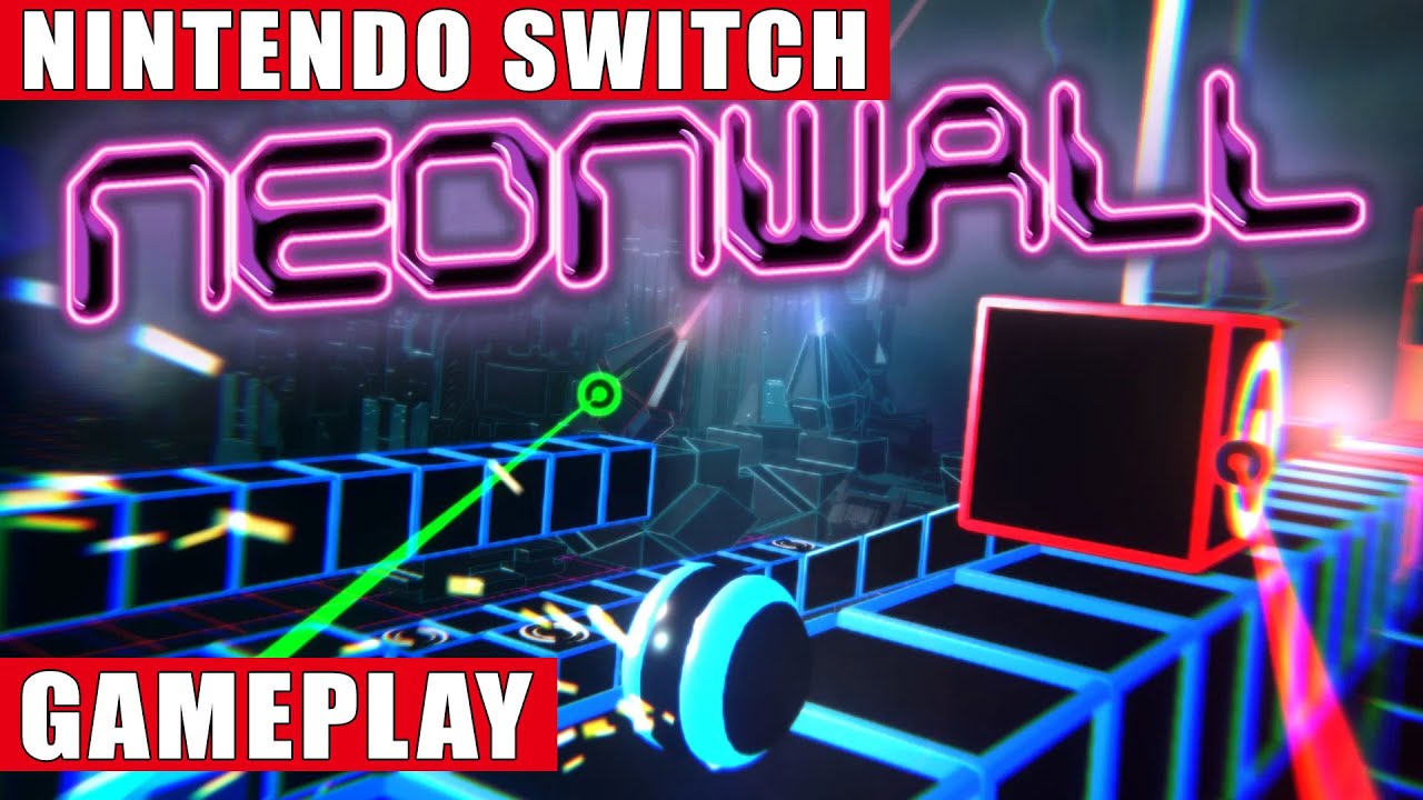 Neonwall Nintendo Switch Gameplay - YouTube