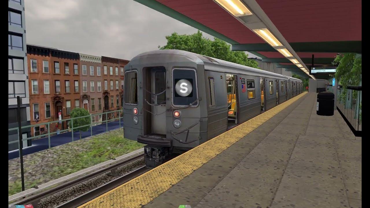 Openbve: R68 Franklin Avenue Shuttle to Franklin Avenue - YouTube