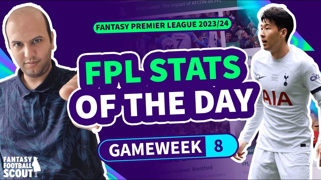 FPL STATS OF THE DAY: Gameweek 8 | #GW8 #fantasypremierleague # ...