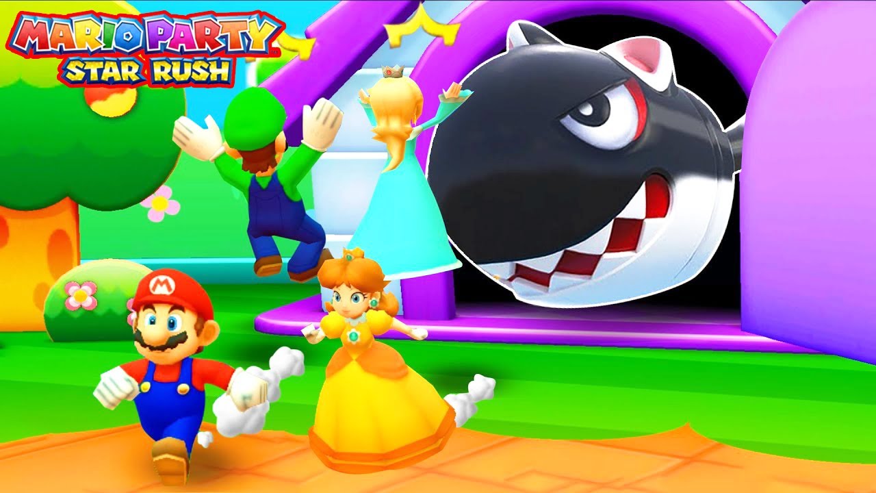 Mario Party Star Rush - Best Minigames - Daisy vs Mario vs Rosalina vs ...