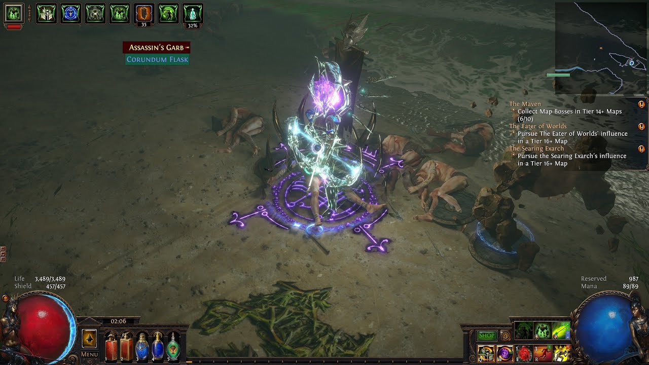 Path of Exile Leveling - Death's Oath - YouTube