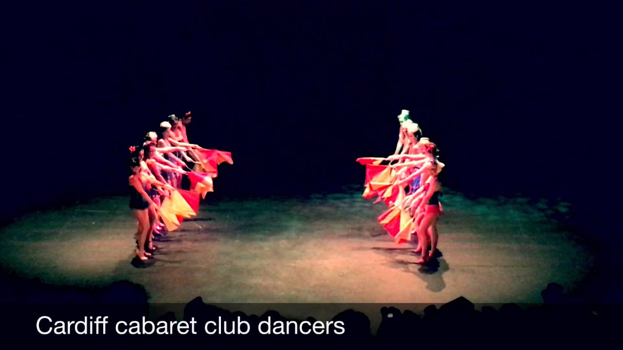 Cardiff Cabaret Club Dancers: Flag Dance - YouTube