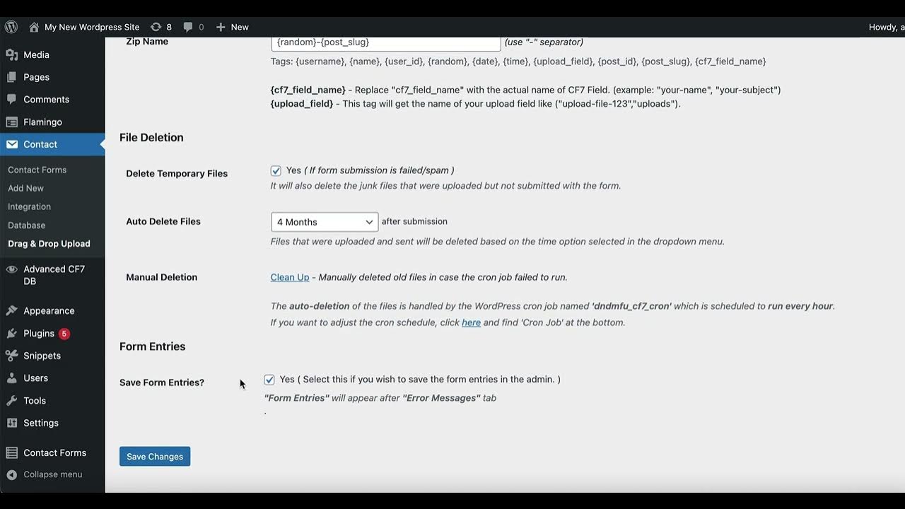 Pro Features Overview - Drag & Drop Multiple File Upload (CF7) - YouTube