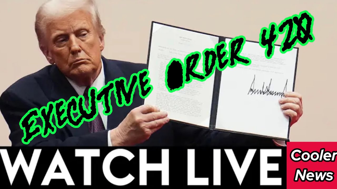 BREAKING NEWS: Donald Trump signs Executive Order 420 offering hope for ...