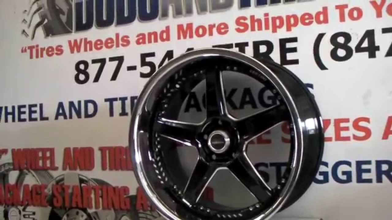 877-544-8473 Vertini Wheels Drift Black w/ Chrome Lip Custom Luxury ...