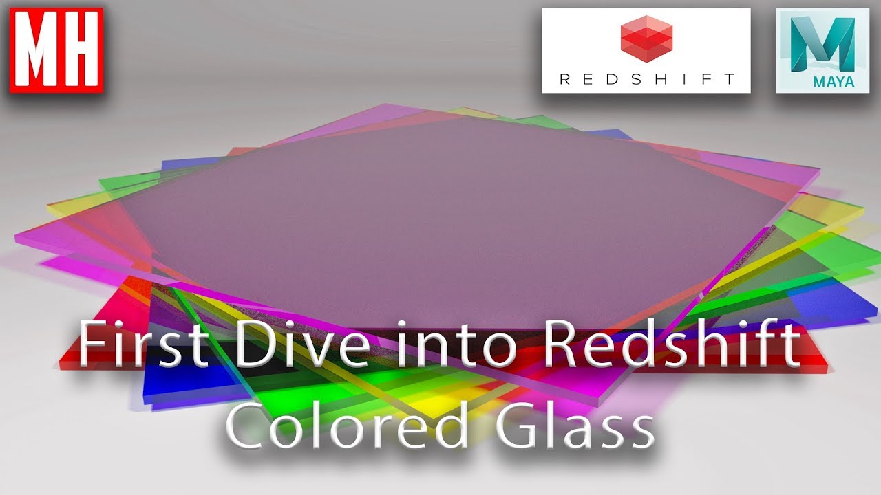 First Dive Monday : Creating colored glass in Redshift 2.6.2 for Maya ...