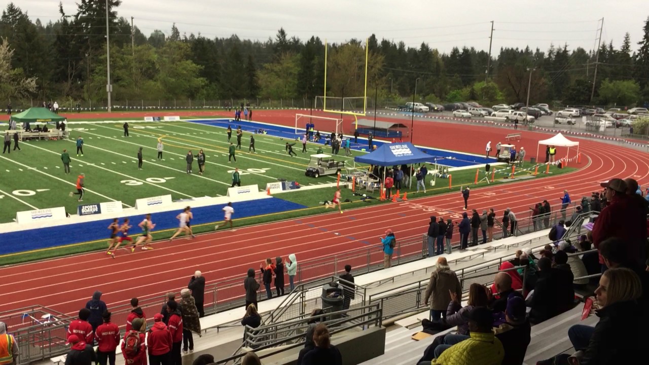 Joe Waskom, 1st, place, Boys 3200 meters, Shoreline Invitational 2017 ...