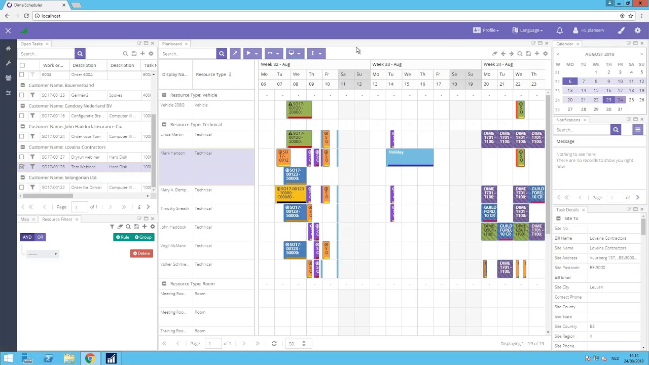 Dime Scheduler 2018 Release Webinar - YouTube