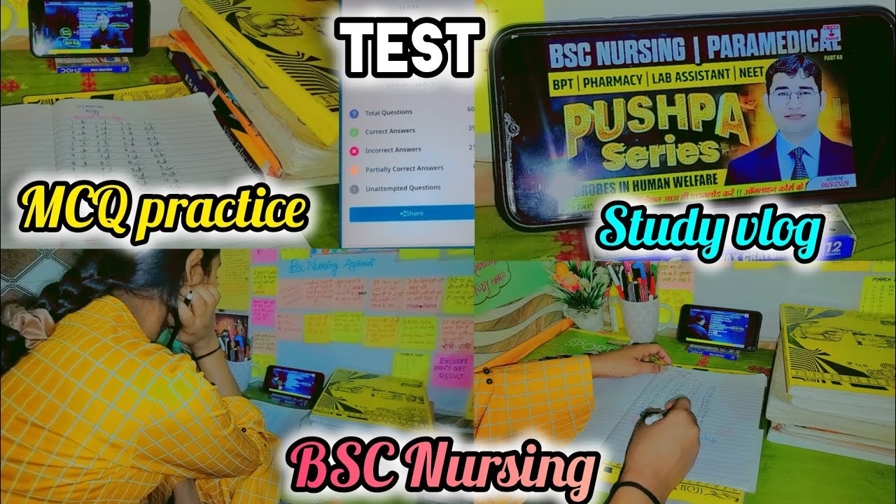 My Test score 📝 ll BSC Nursing Aspirant🩺💉ll study routine 🏻📚 #upcnet # ...