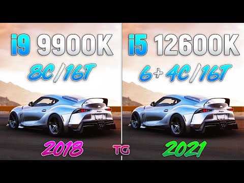 i5 12600K vs i9 9900K - Test in 8 Games