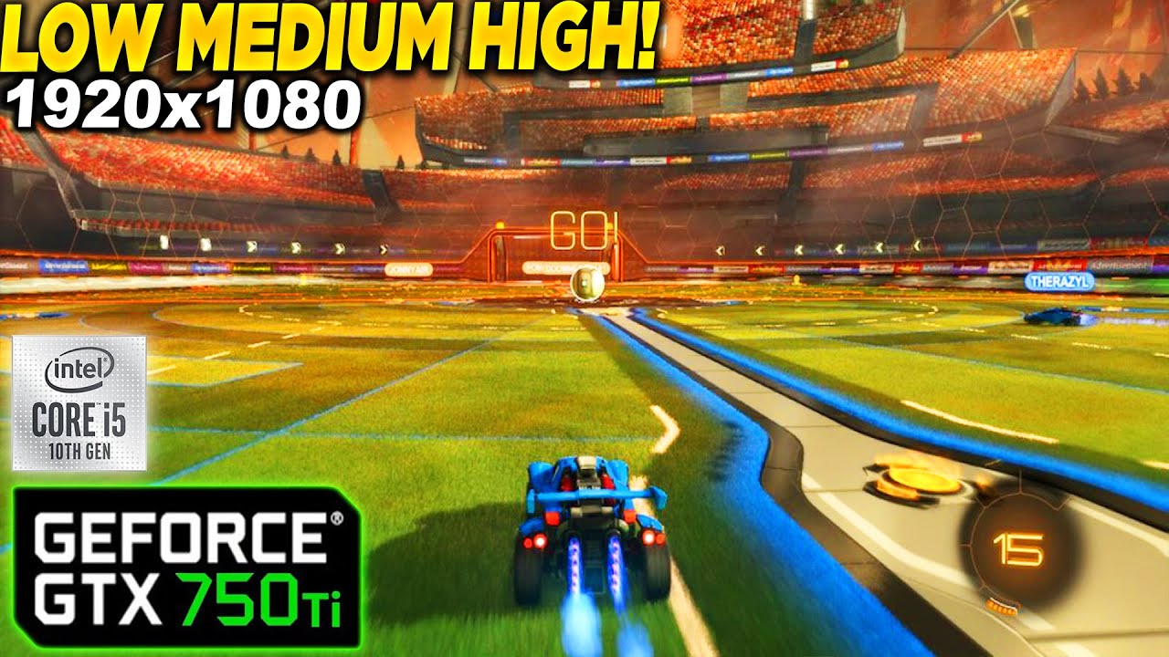 Rocket League GTX 750 Tİ - 1080p Low, Medium, High, - YouTube