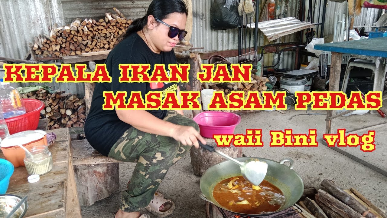 MASAK ASAM PEDAS KEPALA IKAN JAN VERSI BORNEO @larrylaingchannel ...