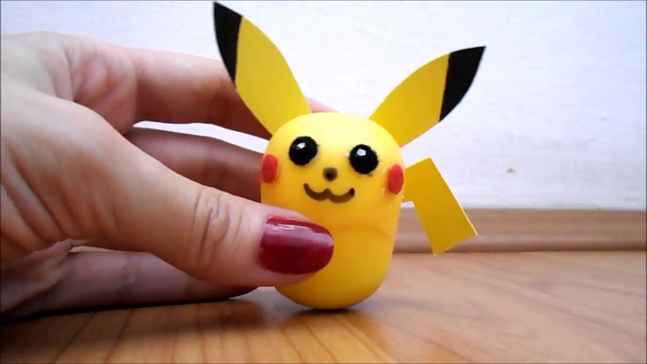 Make Pikachu Weeble | Easy Pikachu DIY | Recycled craft | Maison Zizou ...