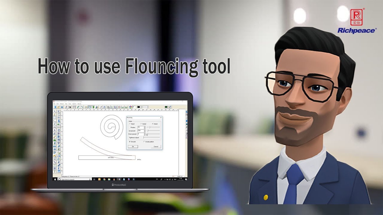 How to use Flouncing tool (AgileCrown) - YouTube