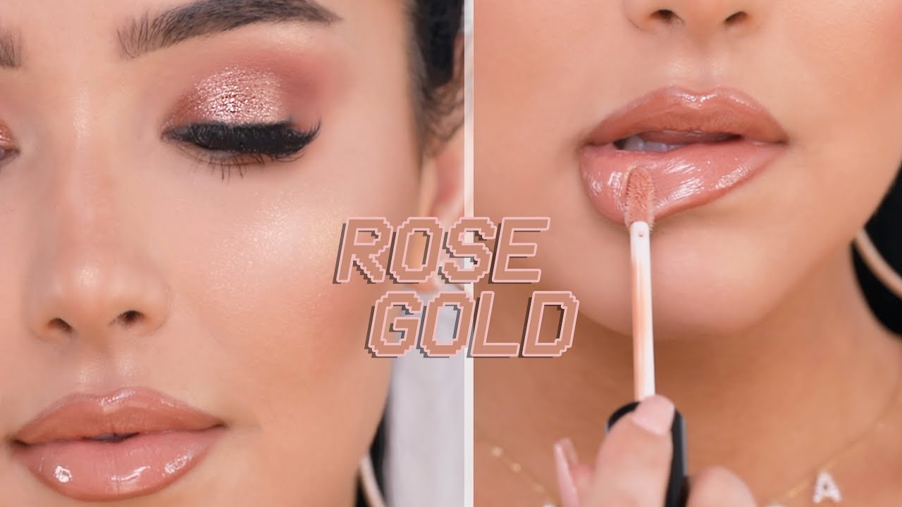 ROSE GOLD FANTASY SPRING MAKEUP TUTORIAL | AMANDA ENSING - YouTube