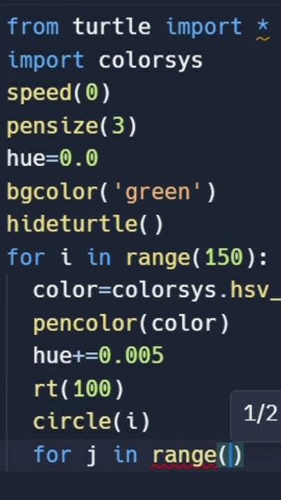 Cool Graphics Using Turtle Library Python Youtube