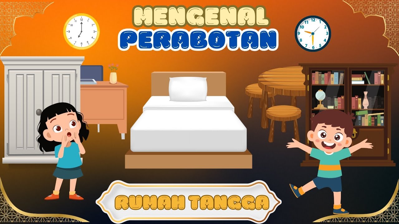 Edukasi Anak 1-6 Tahun Mengenal Perabot rumah (Bahasa arab)Episode 1 ...