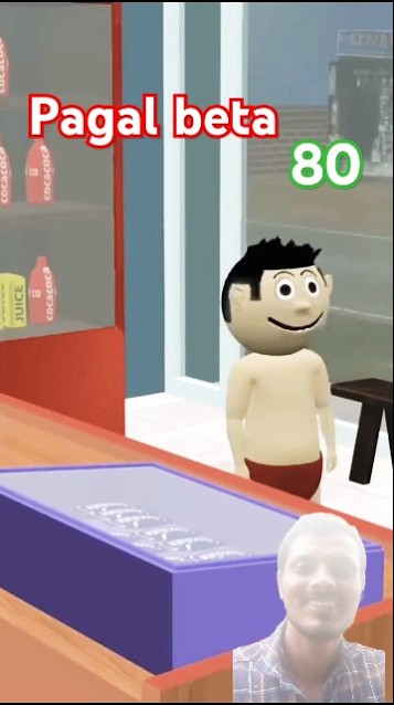 #comedy #funny pagal beta cartoon short video - YouTube