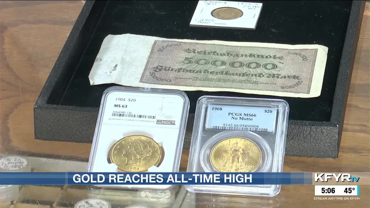 Gold market hits record levels - YouTube