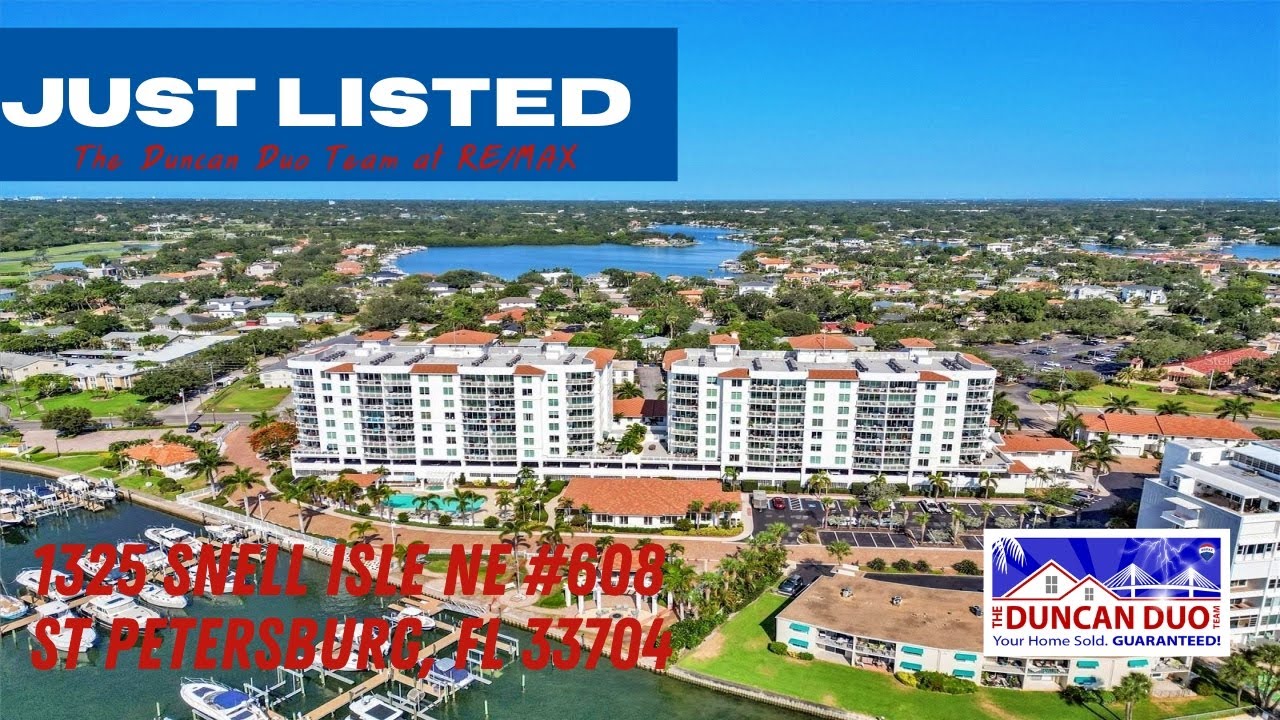 1325 SNELL ISLE BOULEVARD NE Unit#608, ST PETERSBURG, Florida 33704 ...