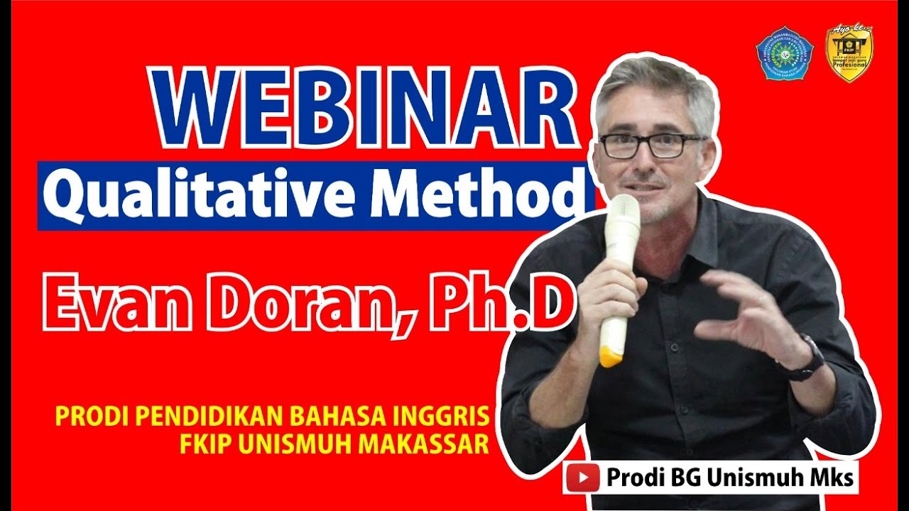 Webinar : Qualitative Method, Evan Doran, Ph.D - YouTube